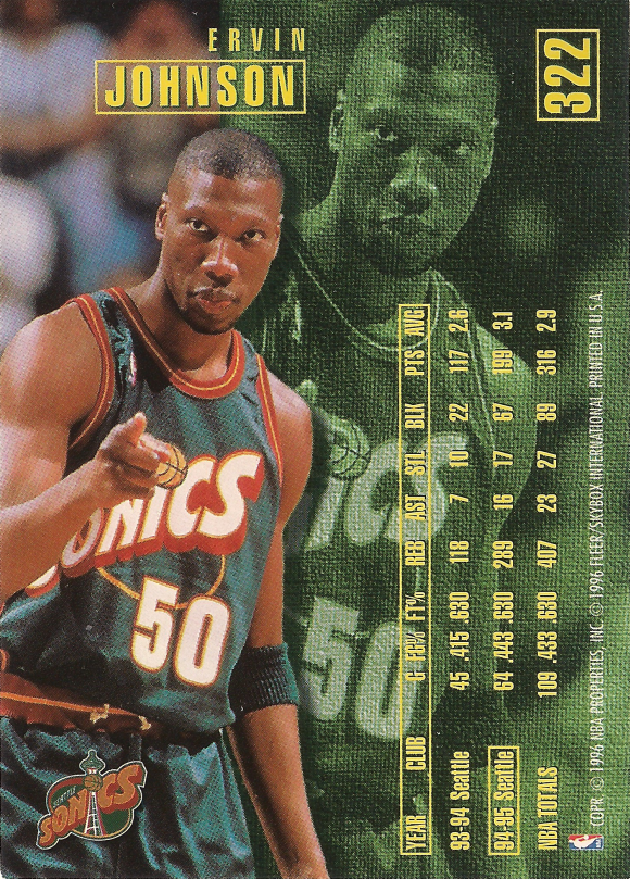 Ervin Johnson | NBA 90s blog